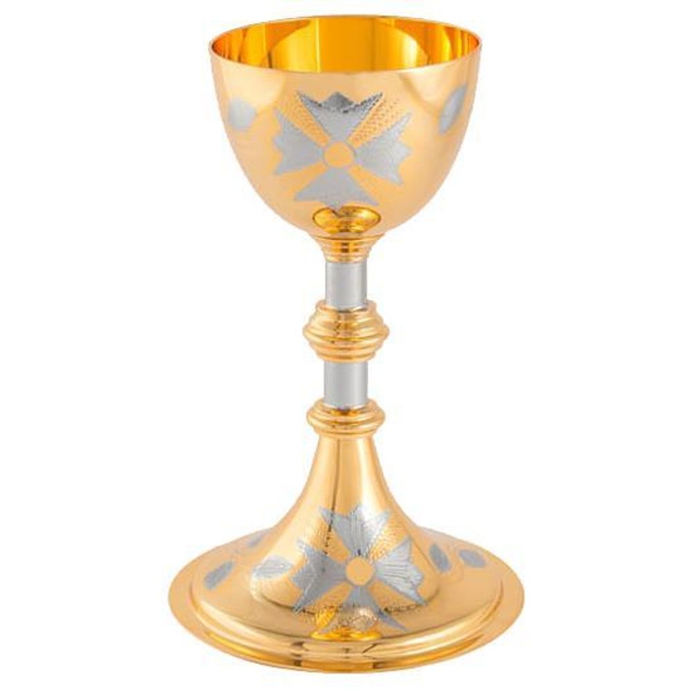CALICE DESENHO FOLHAS DOURADO TOTAL REF 1217 - 18,5 X 8,3 CM ...